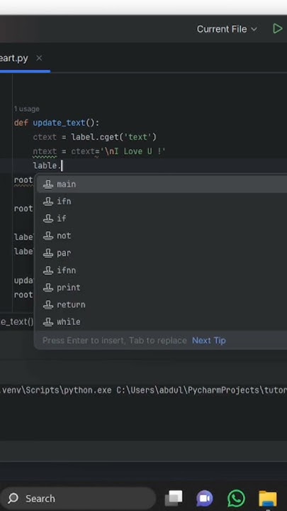 I Love U Using Python Tkinter Gui Tkinter Python Turtle Pythontutorial Coding Programming