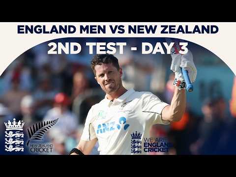 Nicholls Ton Extends Blackcaps' Lead | Highlights - England v New Zealand Day 3 | Rothesay Test 2026