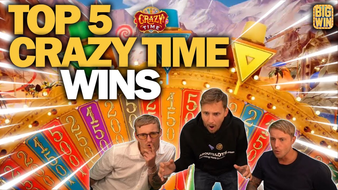Top 5 Crazy Time Big Wins!!! - YouTube