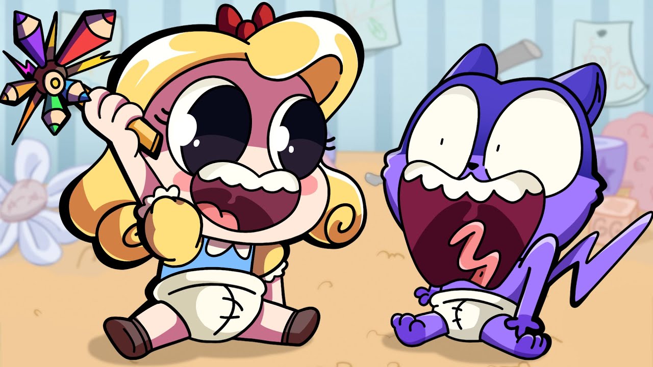 Miss Delight & CATNAP But Cute BABY ?! // Poppy Playtime Chapter 3 ...