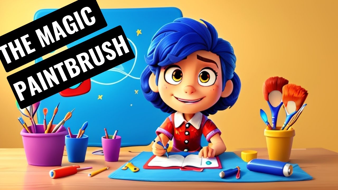 The Magic Paintbrush | Story for Kids #kidsstories #story - YouTube