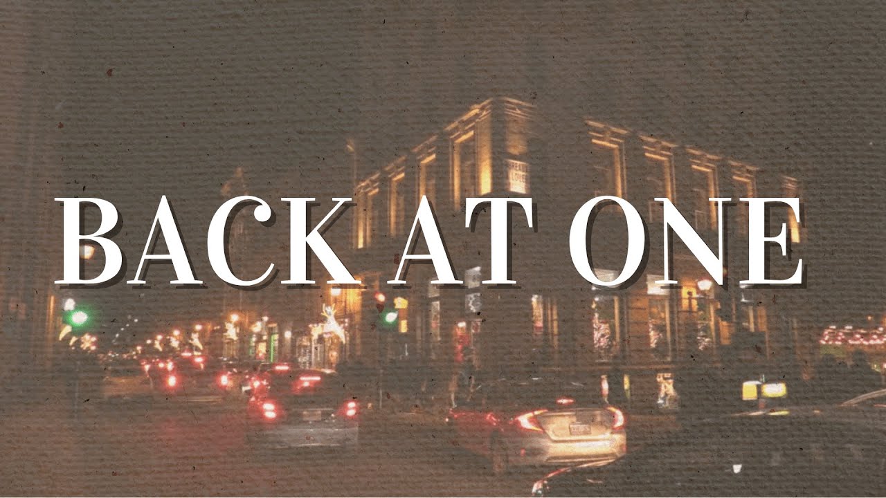Back At One - Brian McKnight (Acoustic Cover) - YouTube