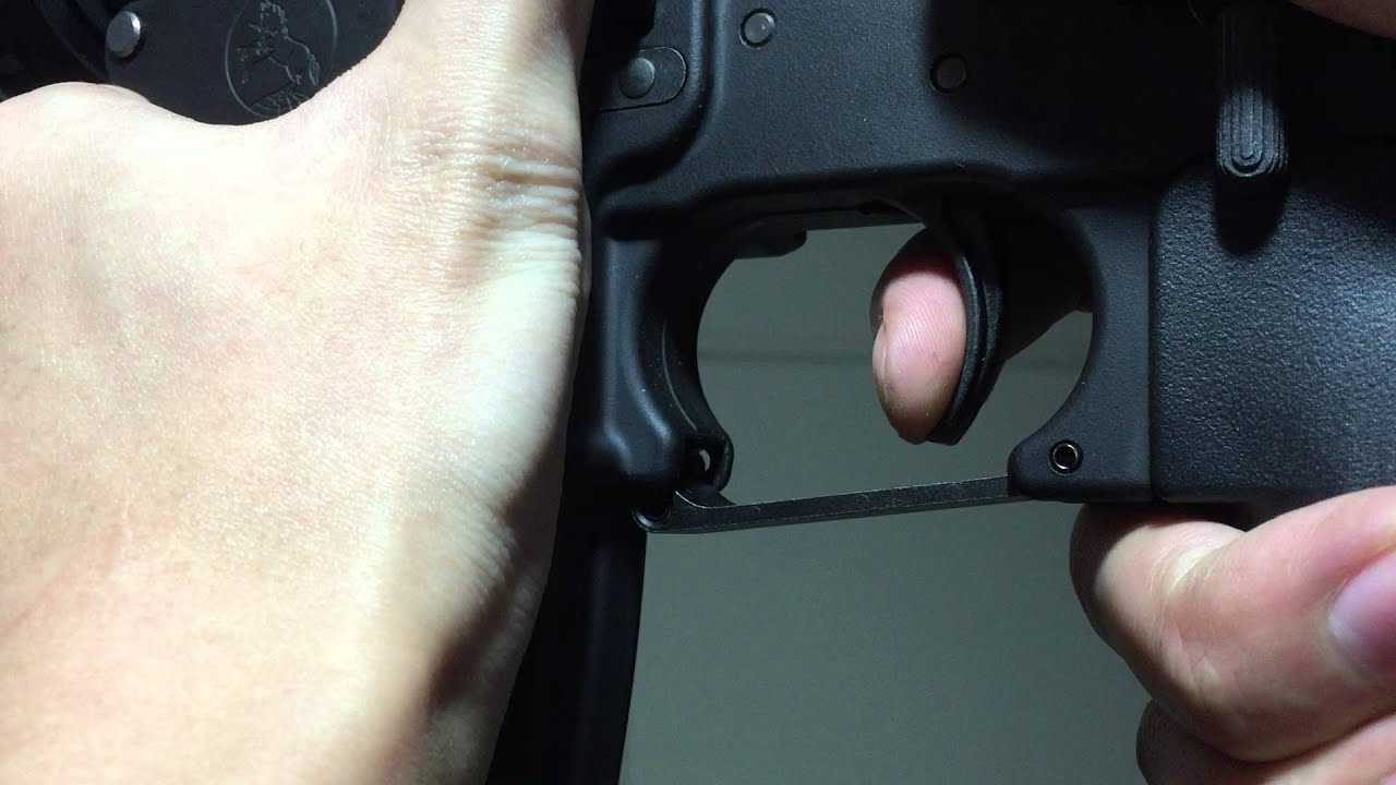 Tokyo Marui M4A1 MWS GBB Trigger work - YouTube