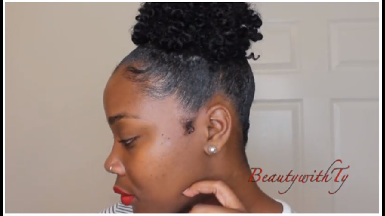 HOW TO: BRAIDLESS CROCHET | HIGH PUFF on 4C | SHORT NATURAL - YouTube