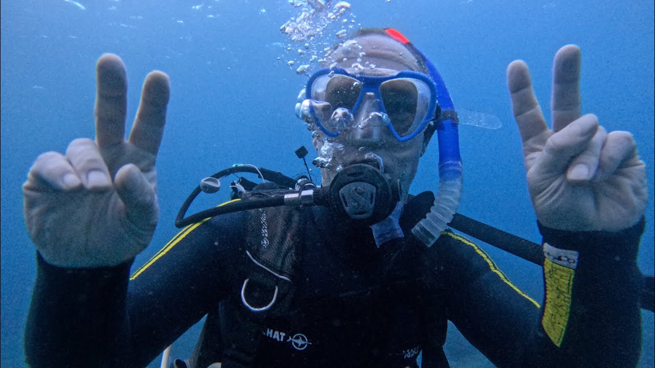 First Ever Scuba Dive with Travelsub Dive Centre Costa Adeje, Tenerife ...
