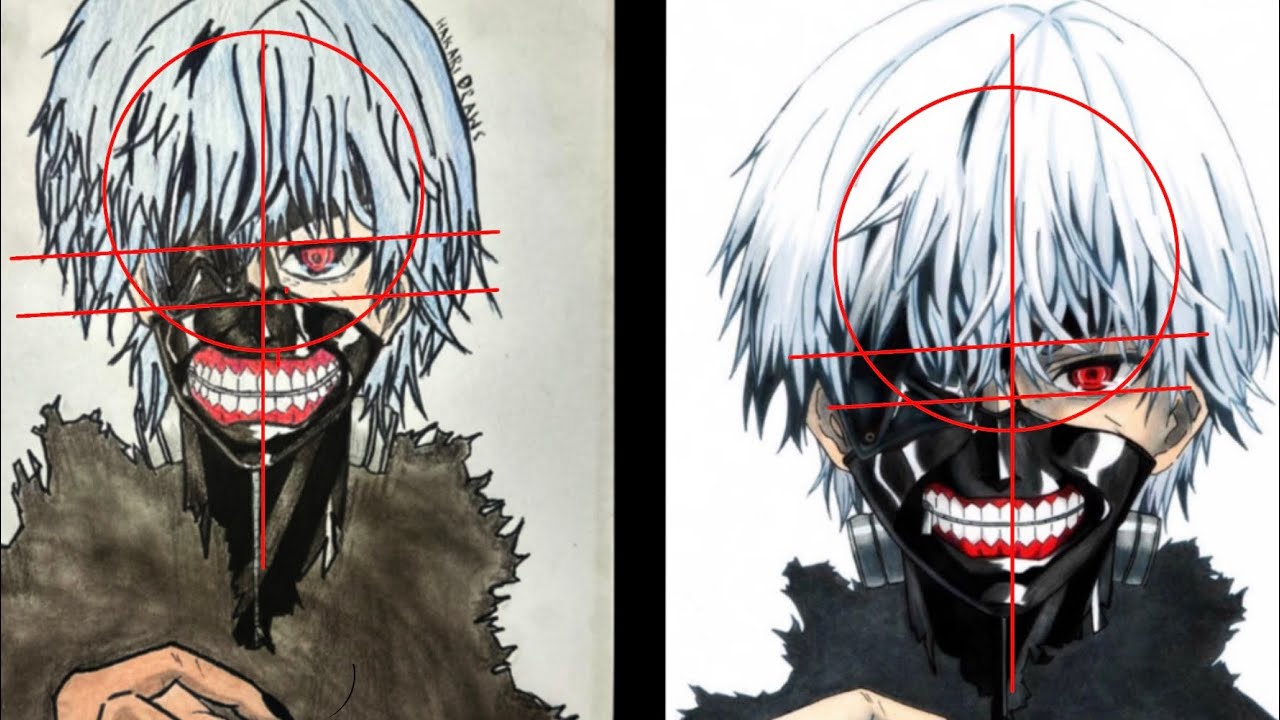 How to Draw Ken Kanaki Easy | | Draw Step by Step | | tutorial for ...