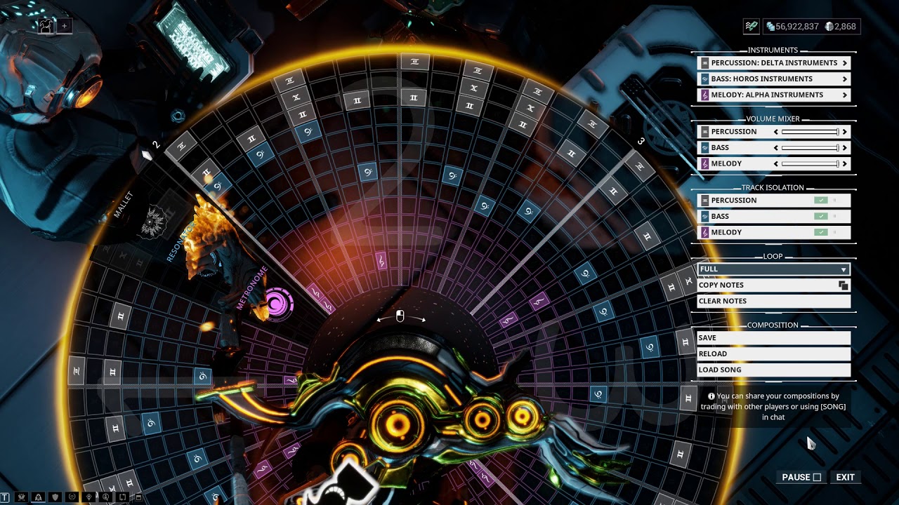 Warframe Mandachord: Detective Pikachu Dance + Glyph Codes - YouTube