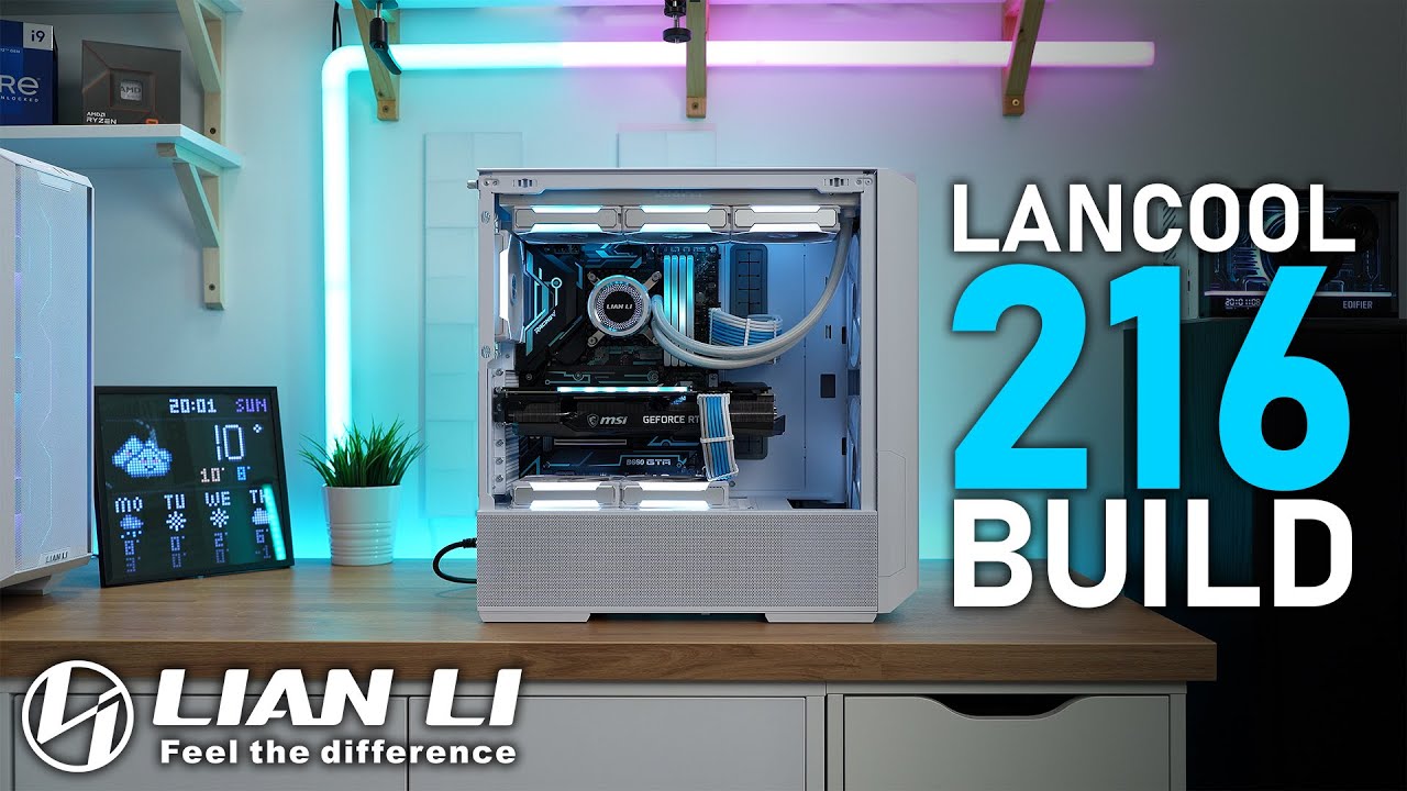 Lian Li Lancool 216 PC Build Timelapse - YouTube