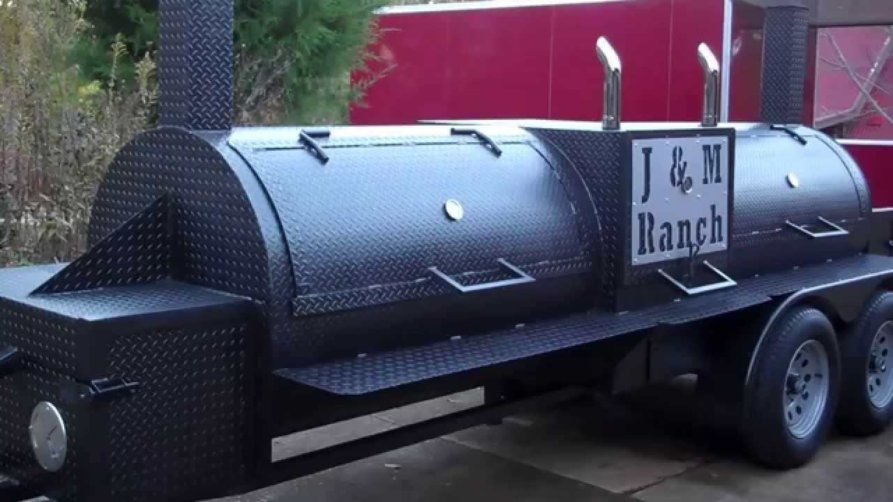 Cargo Smoker Pit - Model FTR 120 Fatboy - Custom Built - YouTube