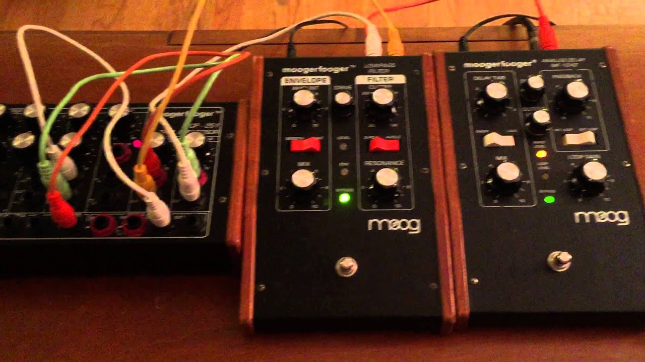 Moogerfooger Filter Plus CP-251 & Delay - YouTube