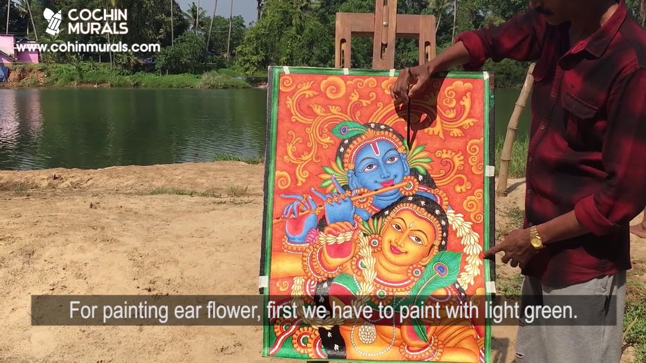 Learn how to make simple Mural paintings [Part -1] | Mural Artist ...