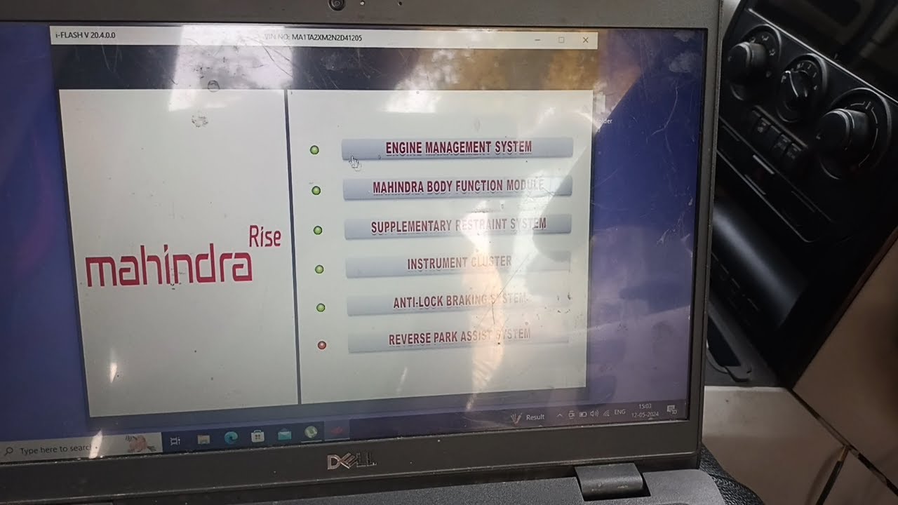 SCORPIO BS6 MD1 ECU FLASHING WITH MAHINDRA IFLASH SOFTWARE - YouTube