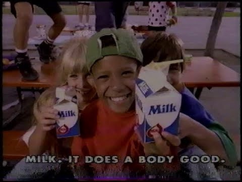 Milk "It Does a Body Good" Commercial (1993) - YouTube