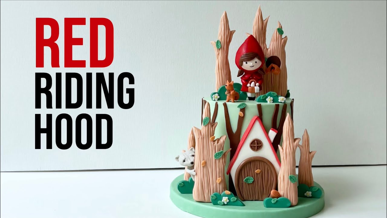 Little Red Riding Hood cake easy tutorial - YouTube