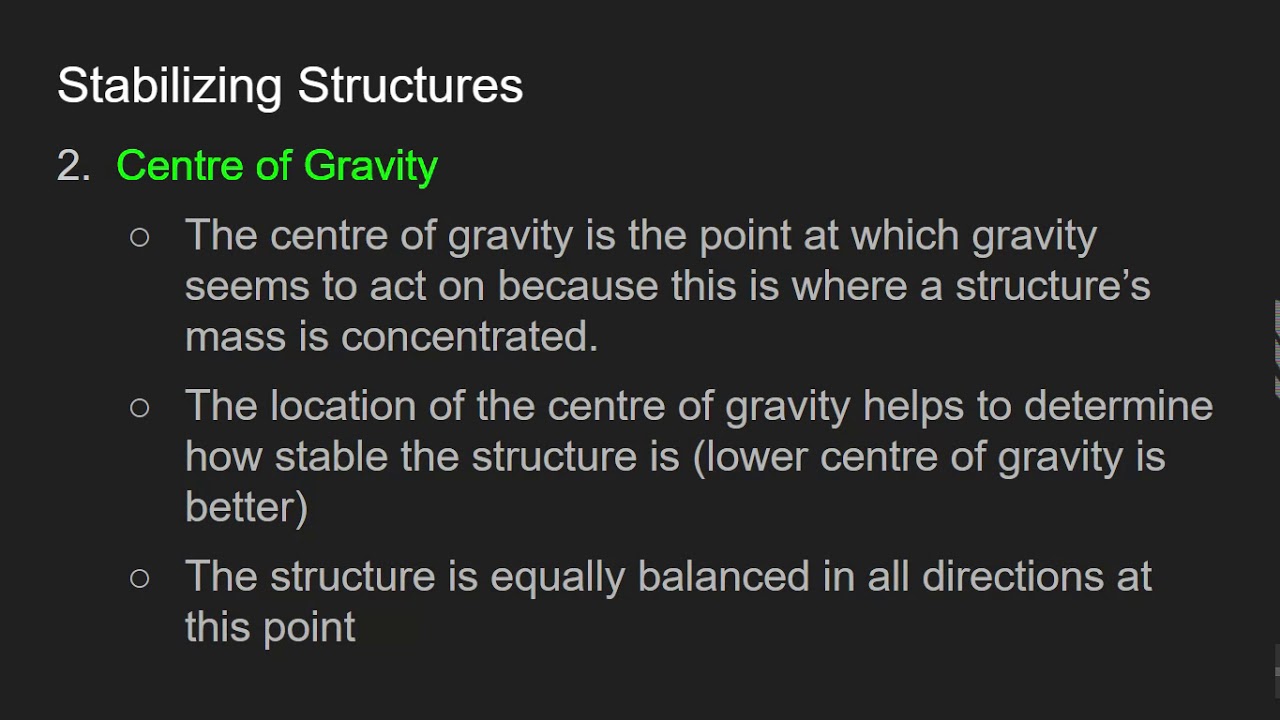 Structures Day 6: Stabilizing Structures - YouTube