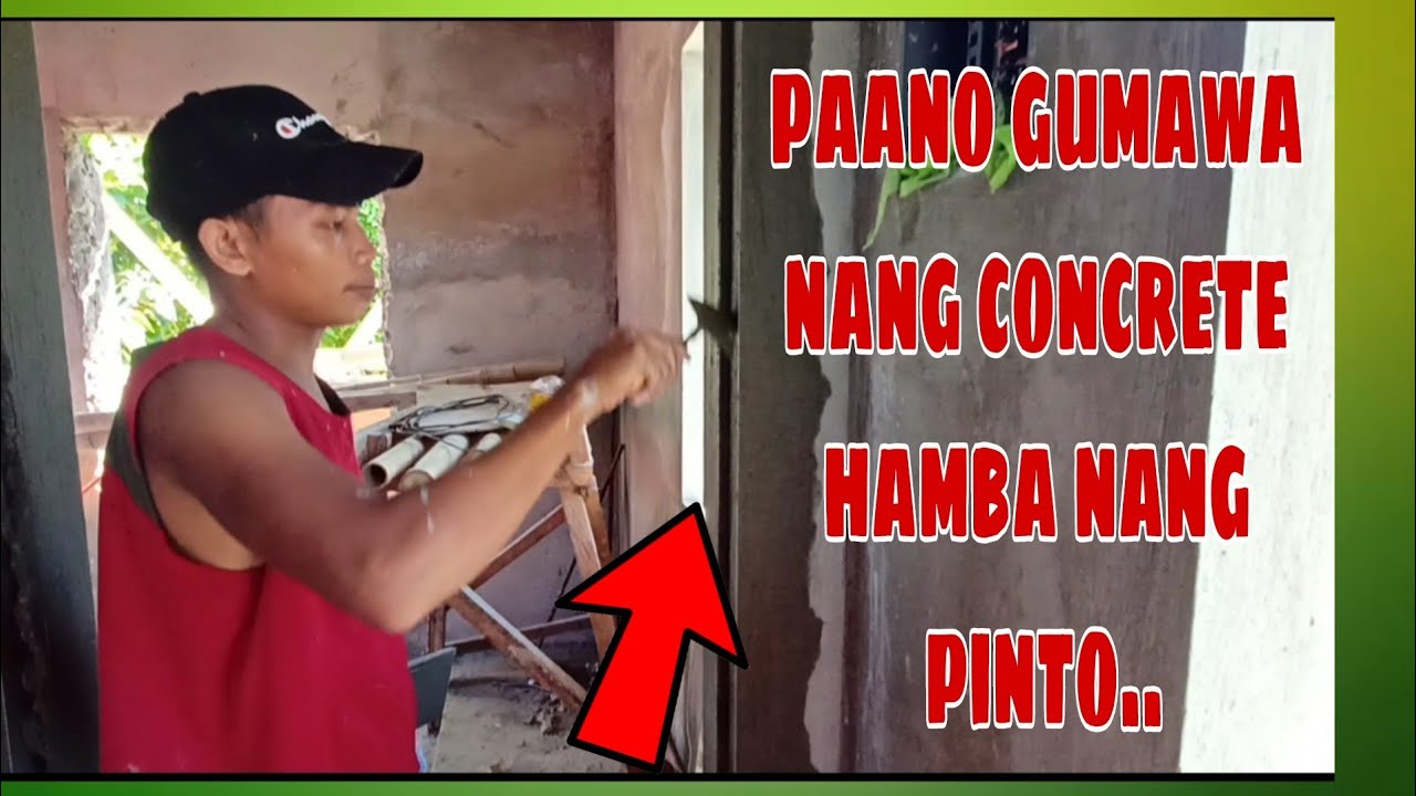 paano gumawa nang concrete hamba nang pinto..|beboy official vlog - YouTube