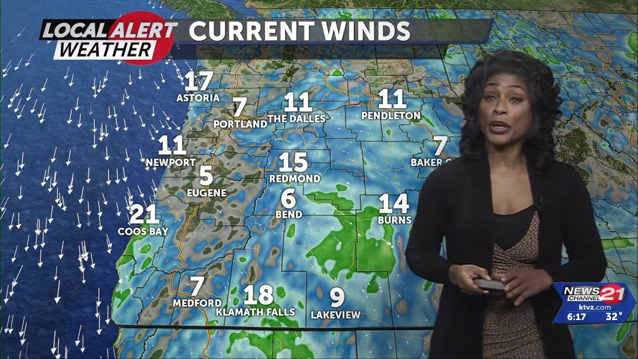 Winter Storm Warning, Breezy Conditions including rain and snow - YouTube