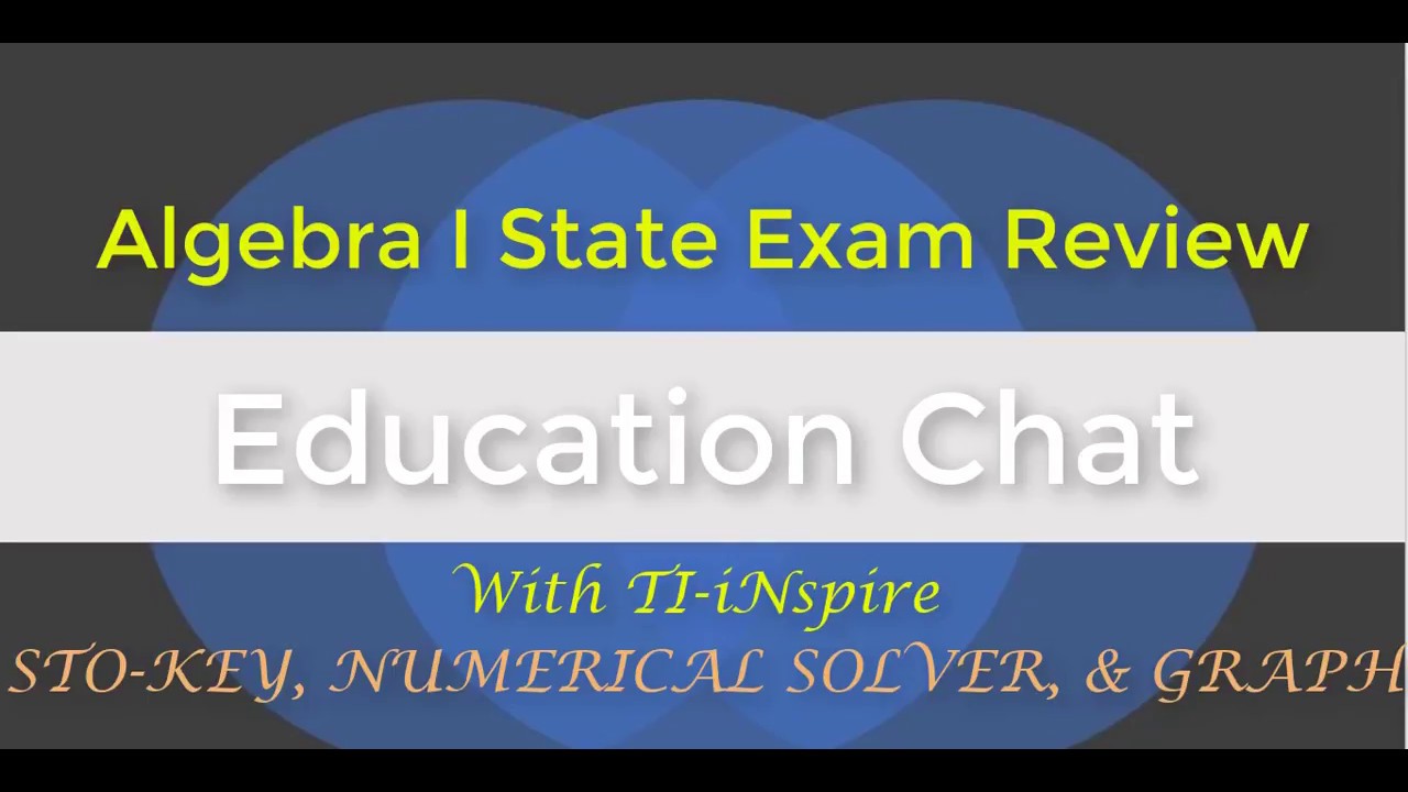 Reviewing How to Use STO-KEY, Numerical Solver, and Graphing with ...
