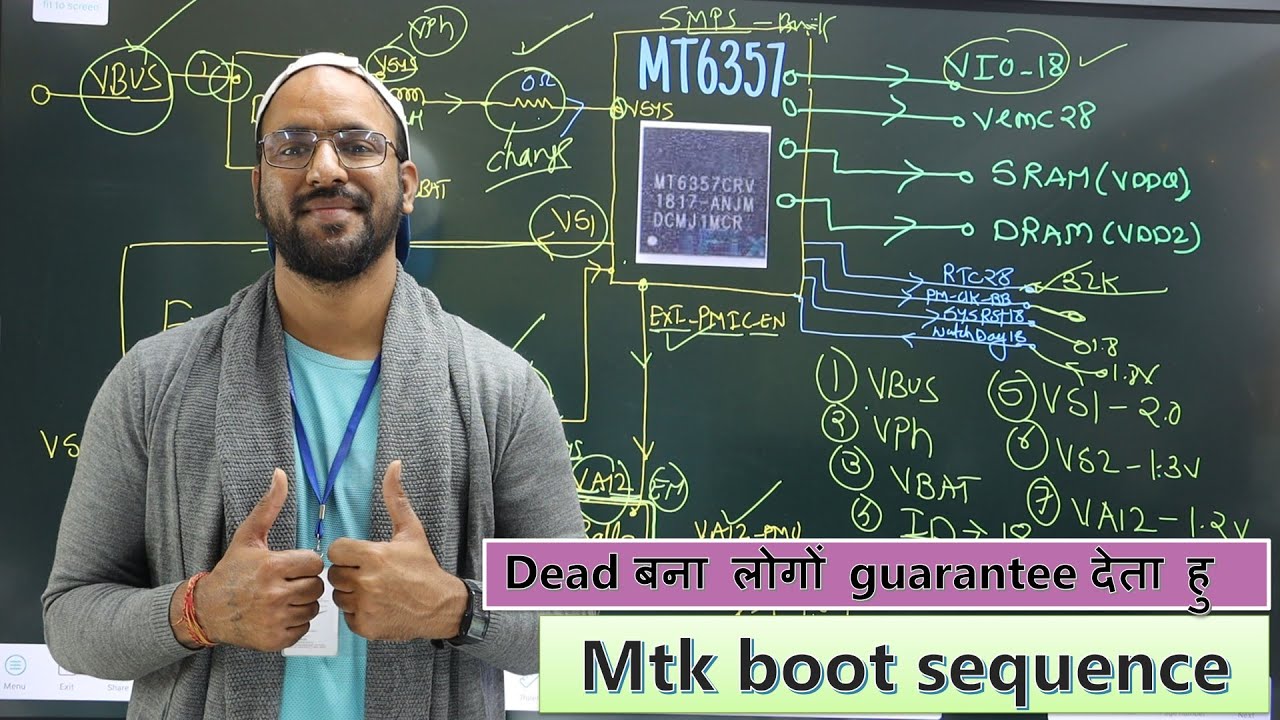 MTK POWER IC ** boot sequence ** Dead बना लोगों guarantee देता हू ( हर वोल्टेज की जानकारी ...
