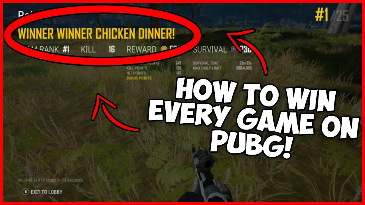 How To Win On PUBG! PUBG Winning Tips For Beginners! - YouTube