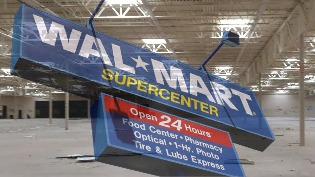 UNBELIEVABLE ABANDONED WALMART SHOT FOR SHOT COMPARISON - YouTube
