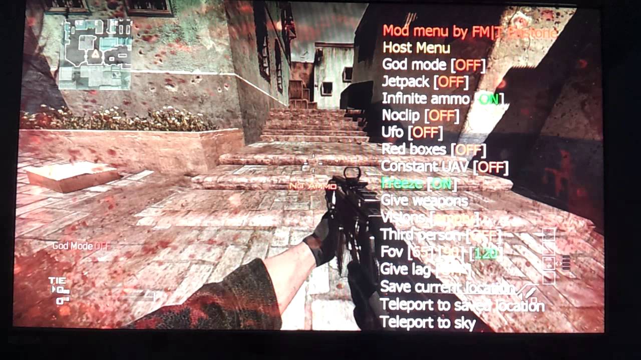 MW3 Mod Menu 1.23 PS3 - YouTube