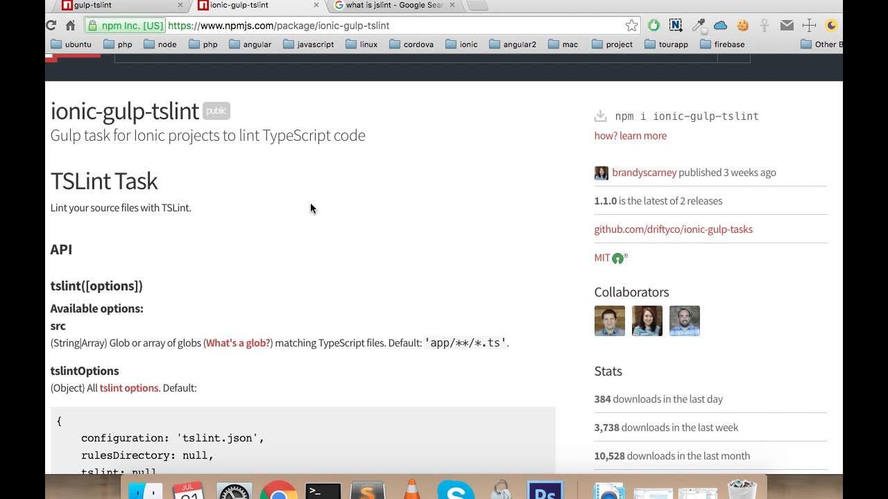 ionic2 jslint - setting up tslint - part 6 - YouTube