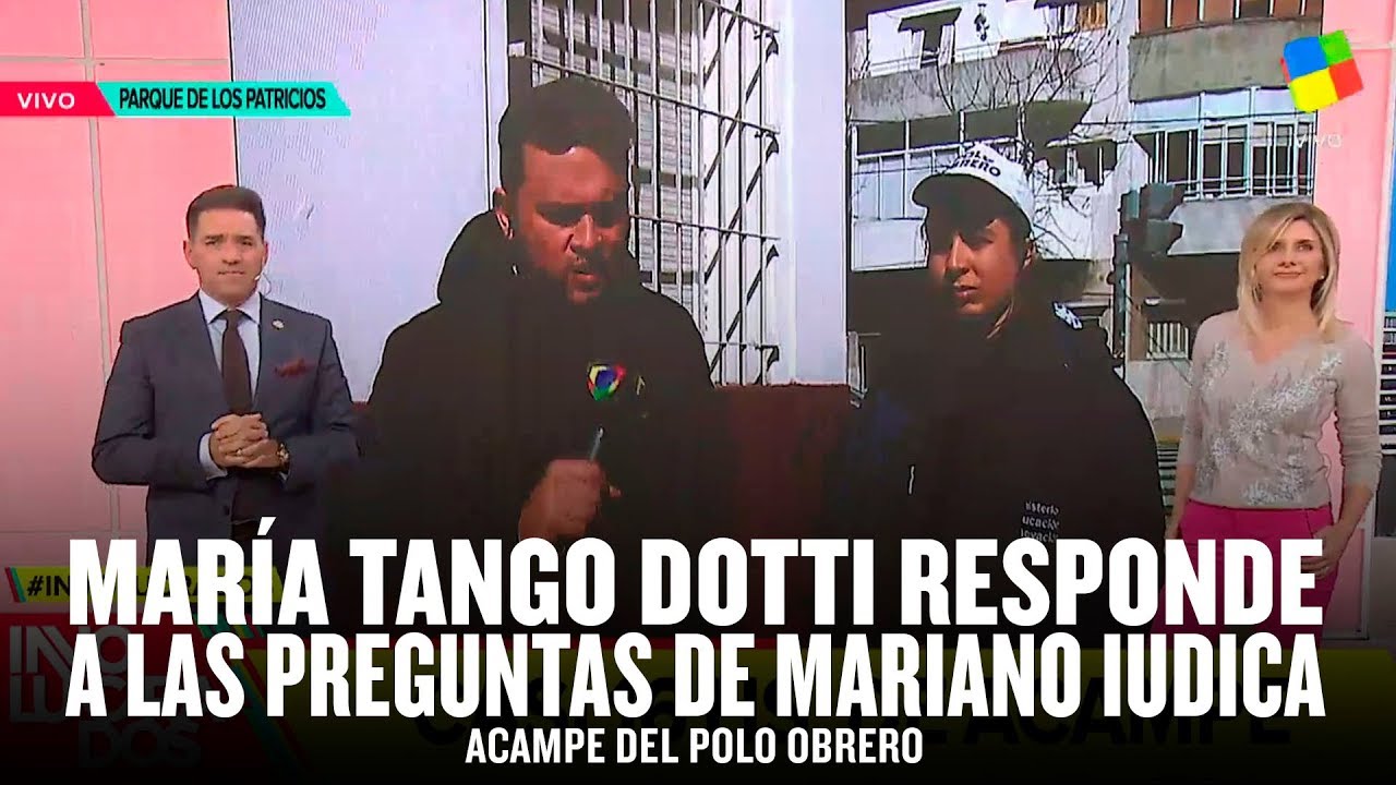 María "Tango" Dotti responde a las preguntas de Mariano Iudica// Acampe ...