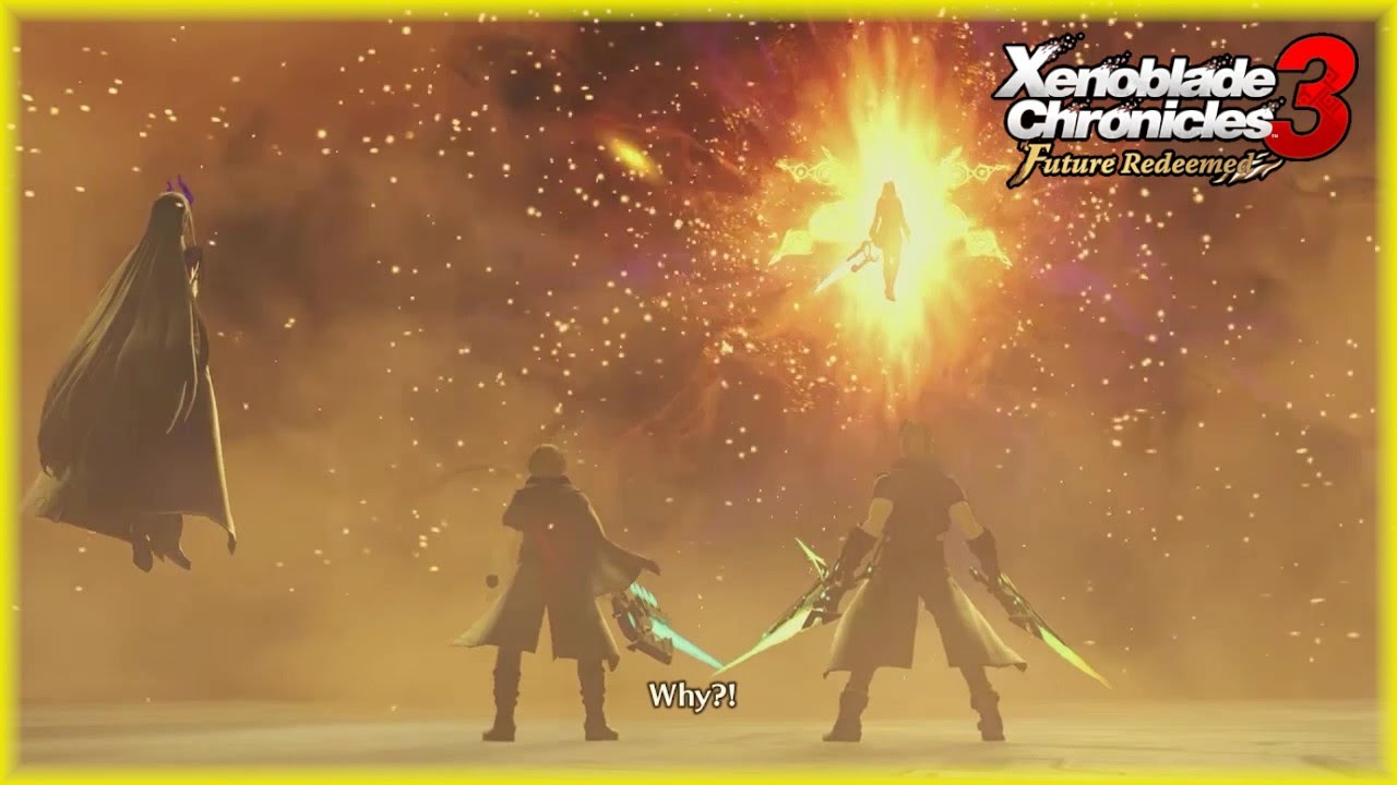 Shulk, Rex, And Z Working Together In Future Redeemed's Opening ...
