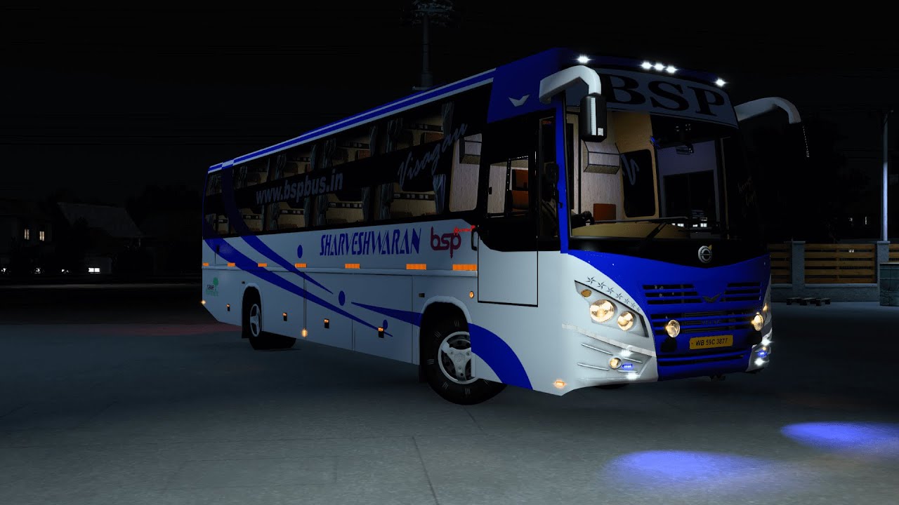 BSP Bus Veera V7 AC Sleeper | Logitech G29 Wheel & Shifter Gameplay # ...