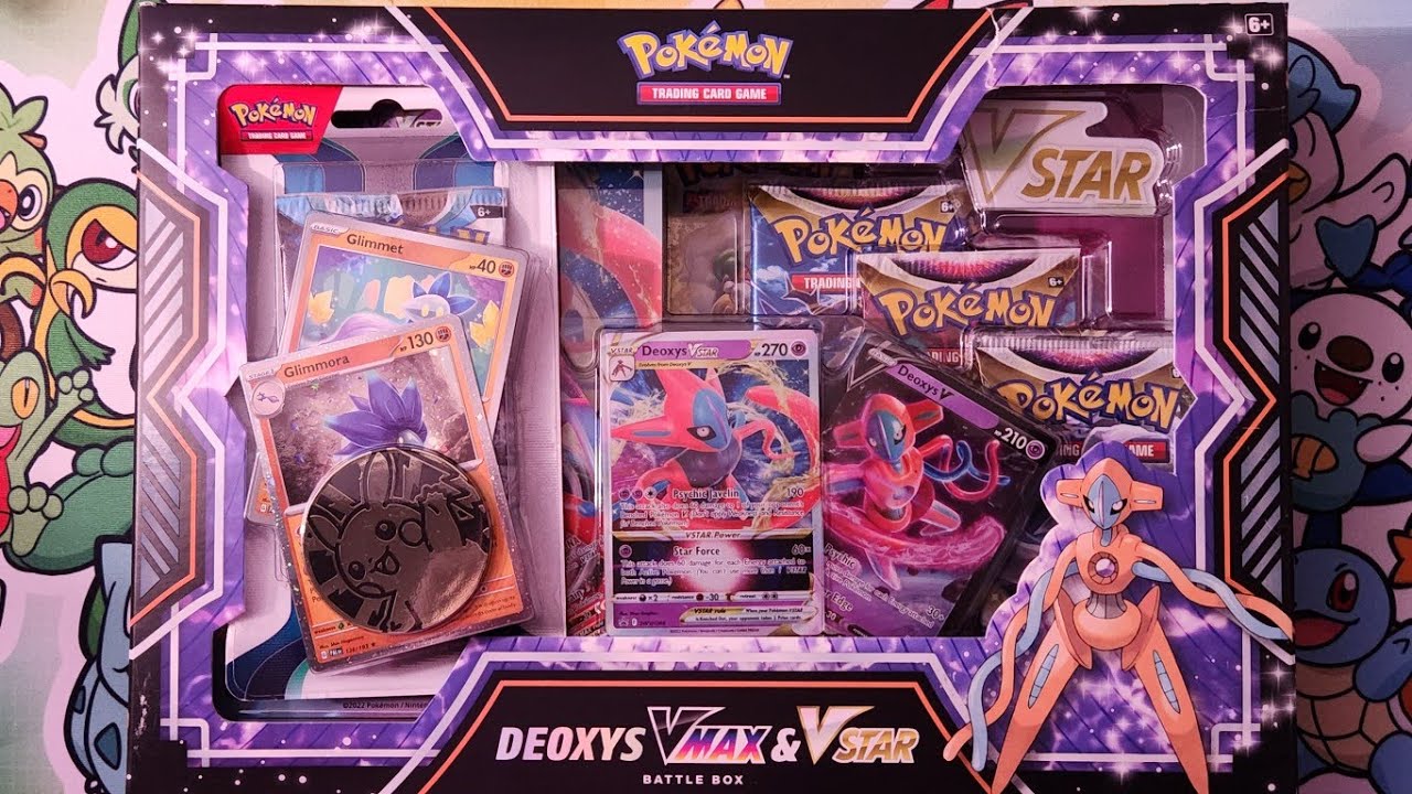 Pokémon TCG: Deoxys Vmax & Vstar Box plus bonus pack - YouTube