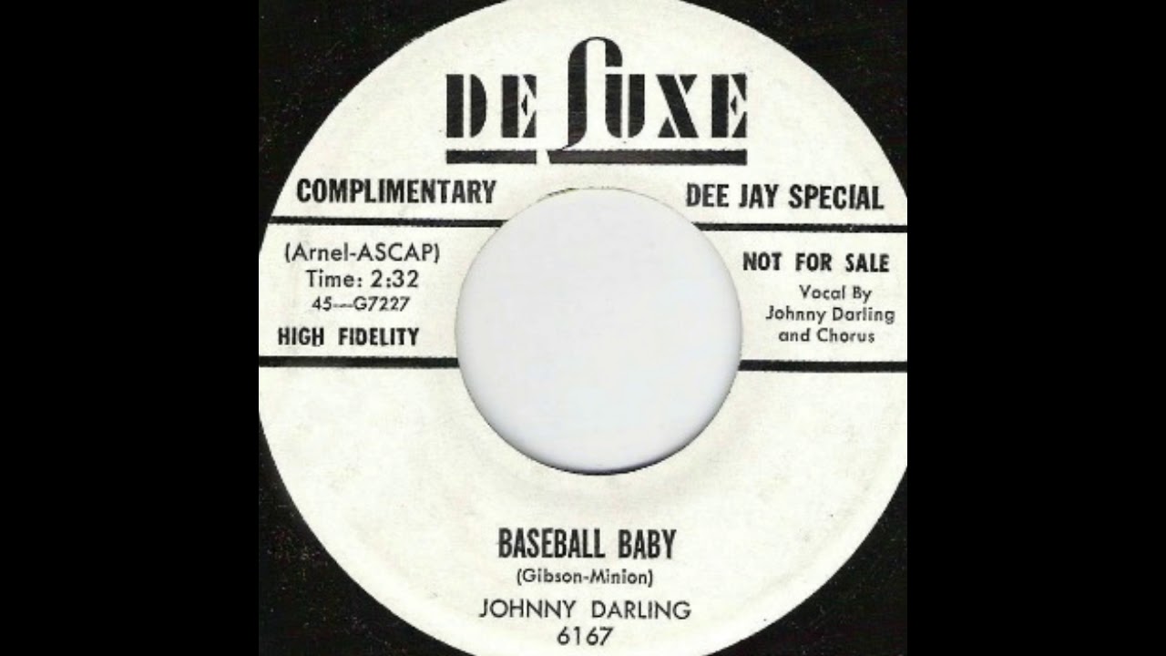 JOHNNY DARLING - Baseball Baby - YouTube