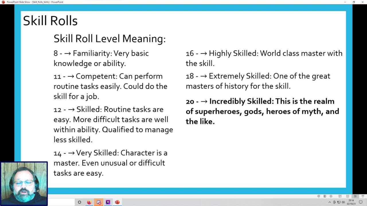 Hero System TTRPG - Skill Rolls and Skills - YouTube