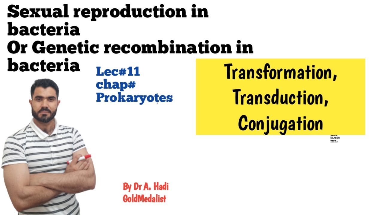 L-11 Sexual reproduction in Bacteria Conjugation, Transduction ...