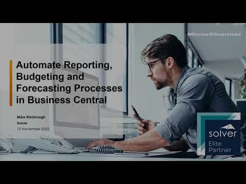 Automate Reporting, Budgeting, and Forecasting in Business Central ...
