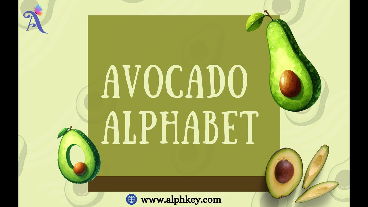 🥑 Avocado Alphabet: A Creamy & Creative Twist for Your Designs! 🌟 - YouTube