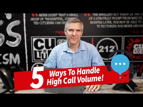 5 Ways To Handle High Call Volume - YouTube