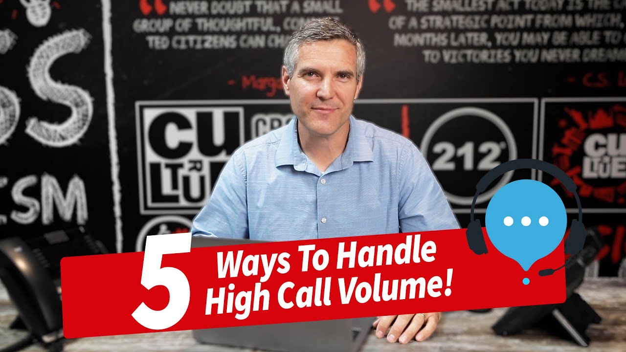 5 Ways To Handle High Call Volume - YouTube