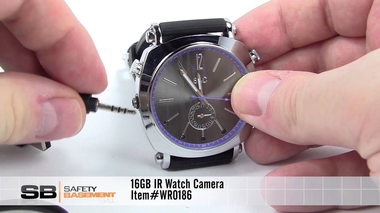 16GB Voice Activated IR Watch Video Recorder - YouTube