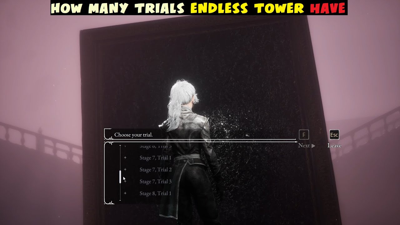 How Many/Much Trials Endless Tower Has in Clair Obscur: Expedition 33 ...