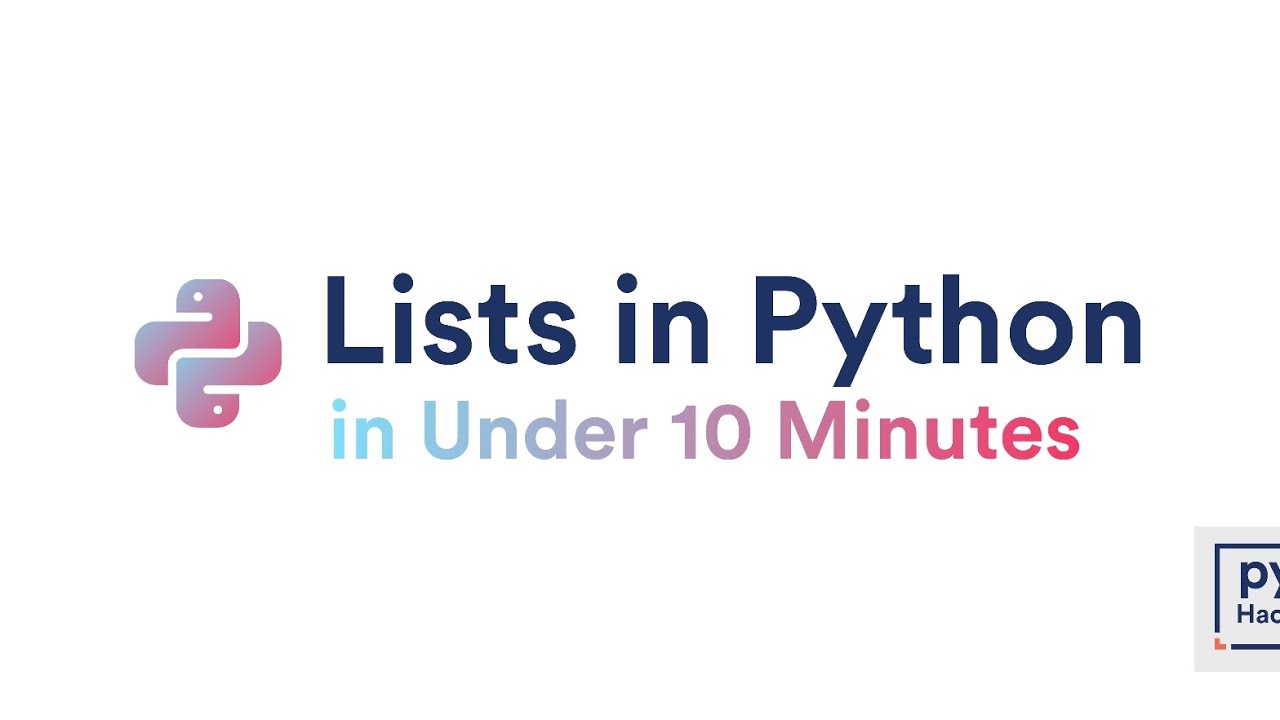 LEARN PYTHON LIST IN 10 MIN😎 📚 - YouTube