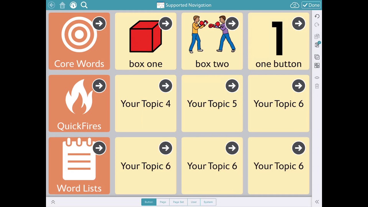 Visual Supports within Snap + Core First. - YouTube