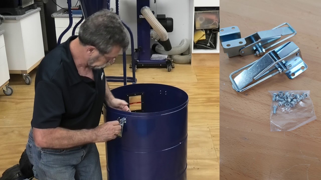 Carbatec CDC INLINE 01 Inline Cyclone Separator Assembly & Setup - YouTube