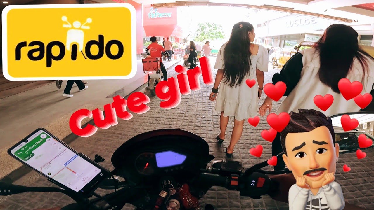 Rapido Ride With Cute Girls Pulsar 150 Moto Vlog Hyper Riding Youtube