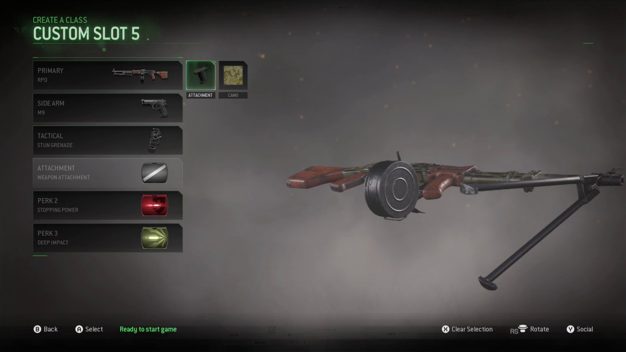 COD 4 Modern Warfare Remastered Best Light Machine Gun Class Layout ...