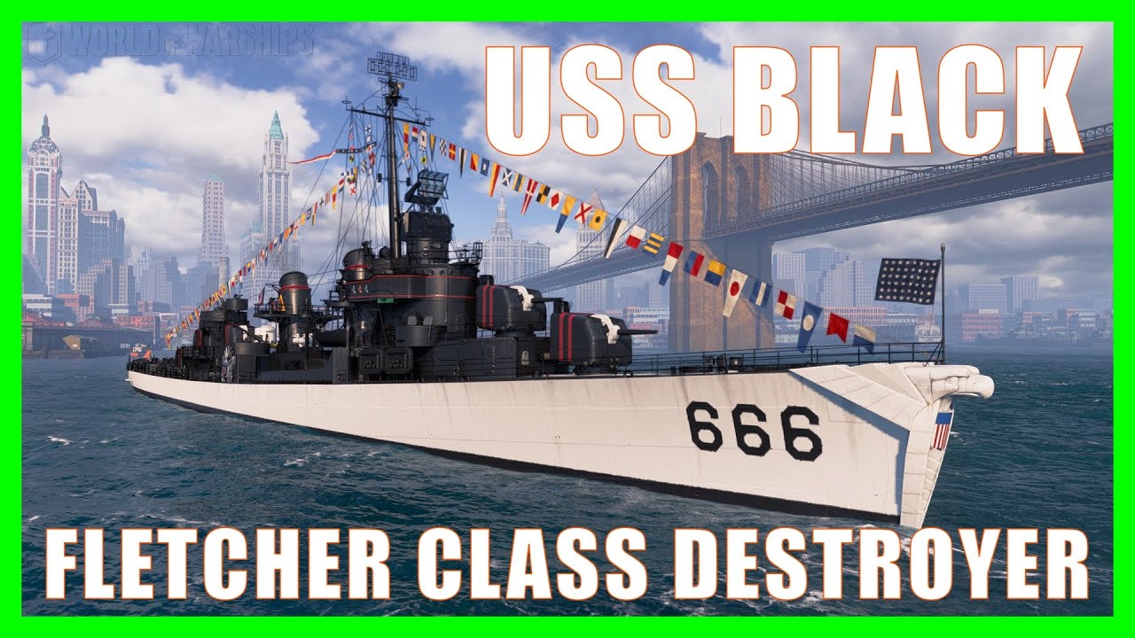 USS Black World of Warships US Navy Destroyers Wows DD Gameplay Guide ...