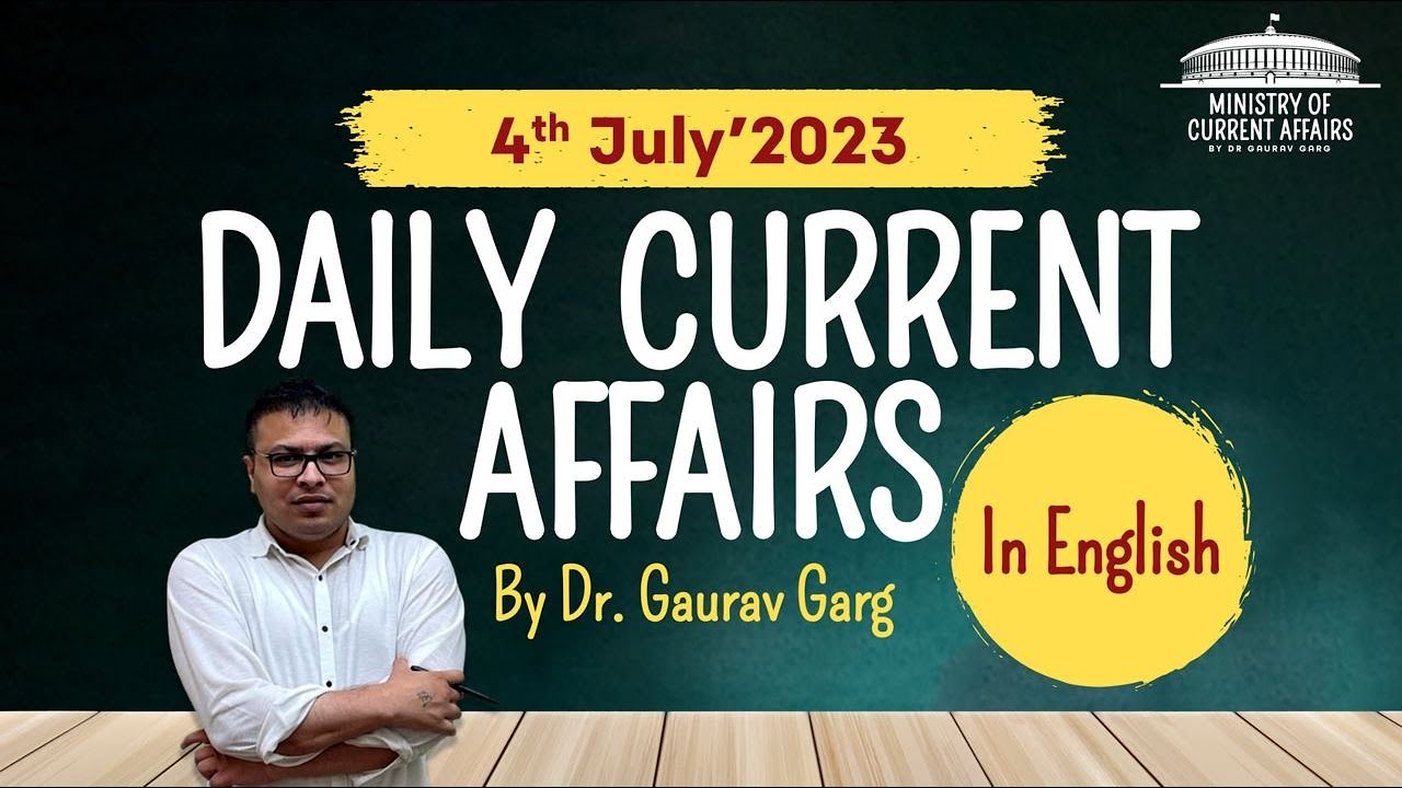 Best Current Affairs by Dr Gaurav Garg in ENGLISH for All Banking Exams ...