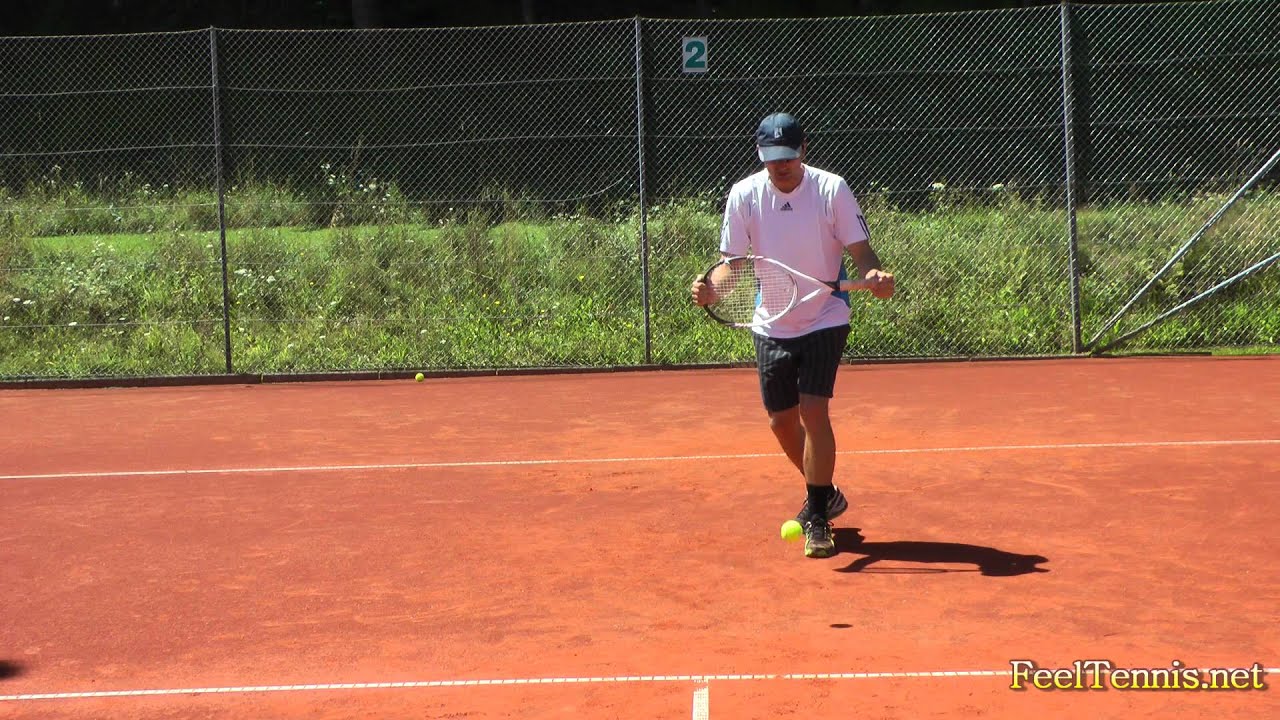 Learning The Optimal Forehand And Backhand Racquet Path - YouTube