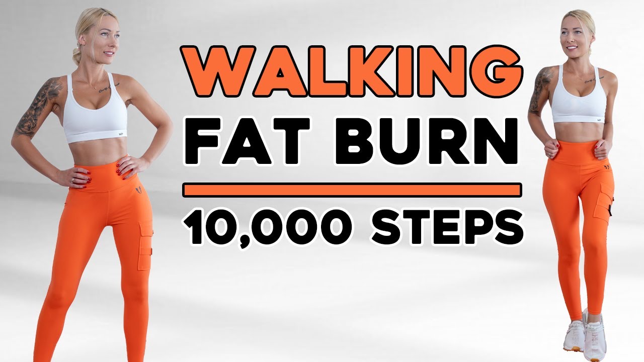 10000 STEPS WALKING WORKOUT | 10K Steps Challenge! Full Body Fat Burn ...