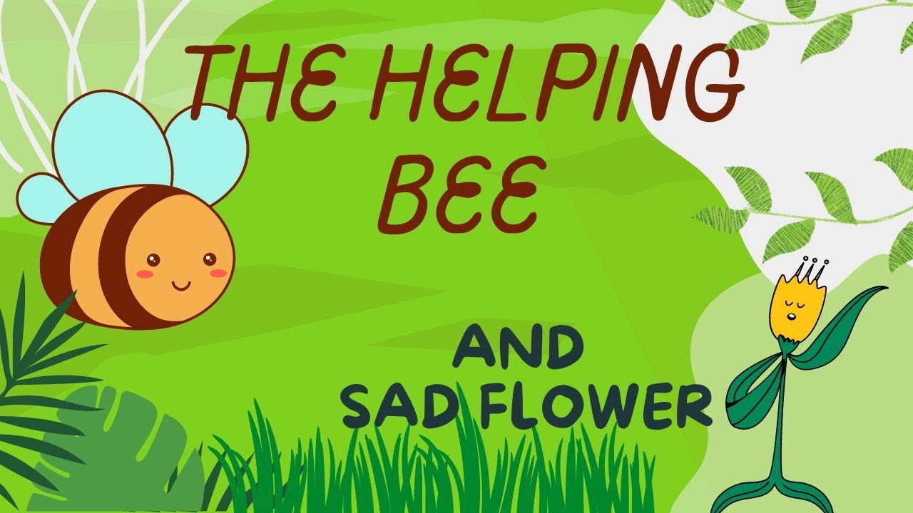 The helping bee | Short moral video for kids | Kindergarten videos ...